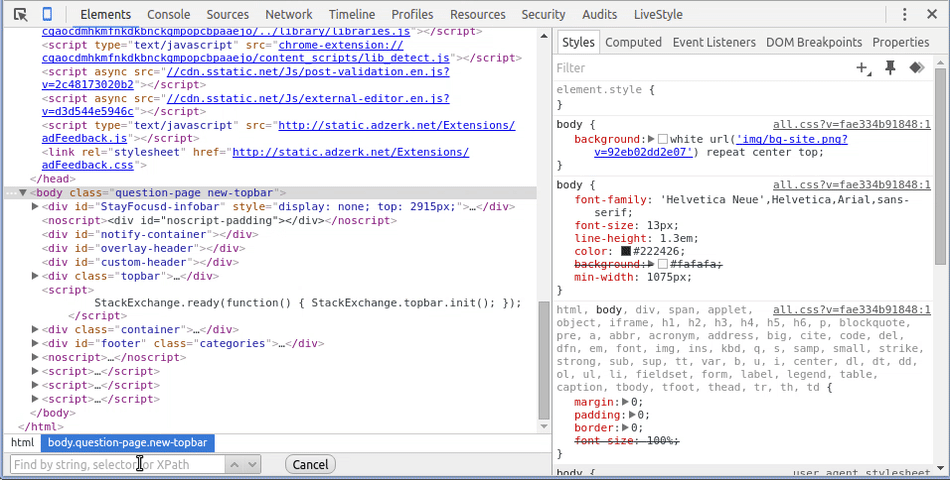 Chrome dev tools deep dive : Elements – CodeKraft